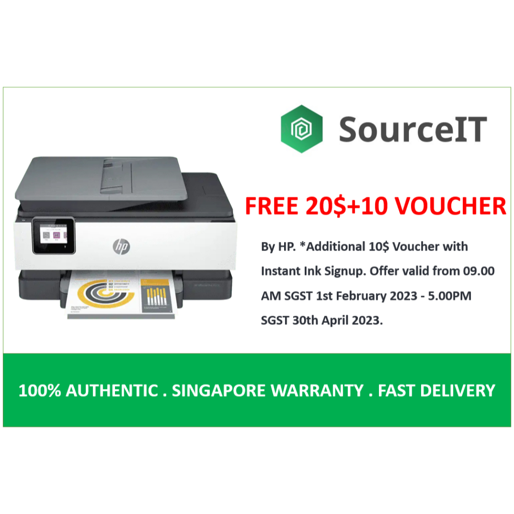 HP OfficeJet Pro 8020e All-in-One Printer P/N: 229X1D (Print, Copy ...