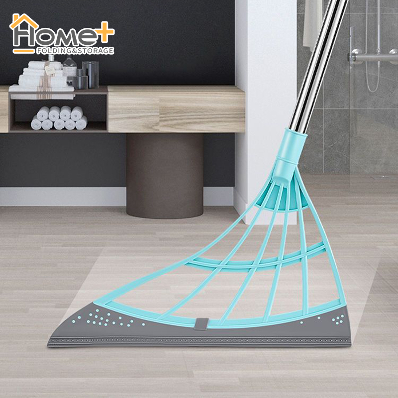 (HOME+) 2-in-1 Multipurpose Magic Broom Home Cleaning Silicone Sweeping ...