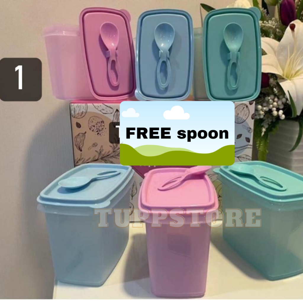 Tupperware Shelf Savers with Spoon (840ml) / Tupperware Umami ...