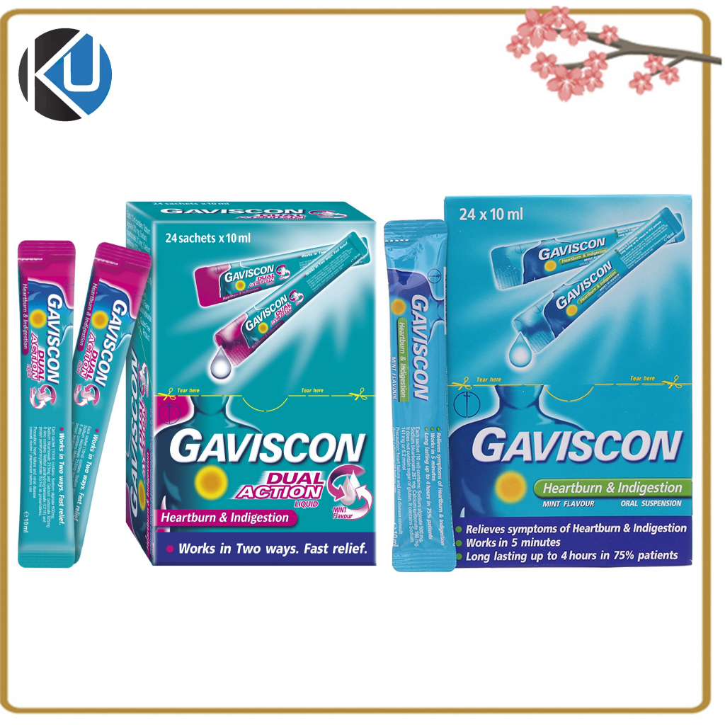 [E: 2026/27)] Gaviscon Dual Action Normal Heartburn & Indigestion ...