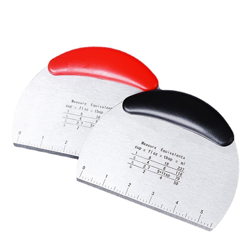 YUM YUM Semi Circle Flour Dough Cutter Stainless Steel Baking Tools ...