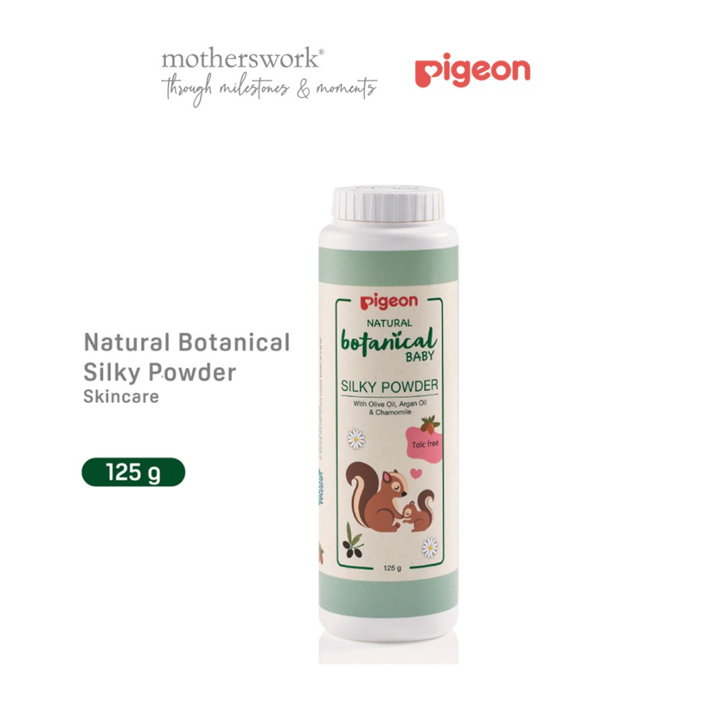 Pigeon Natural Botanical Baby Silky Powder 125g | Shopee Singapore