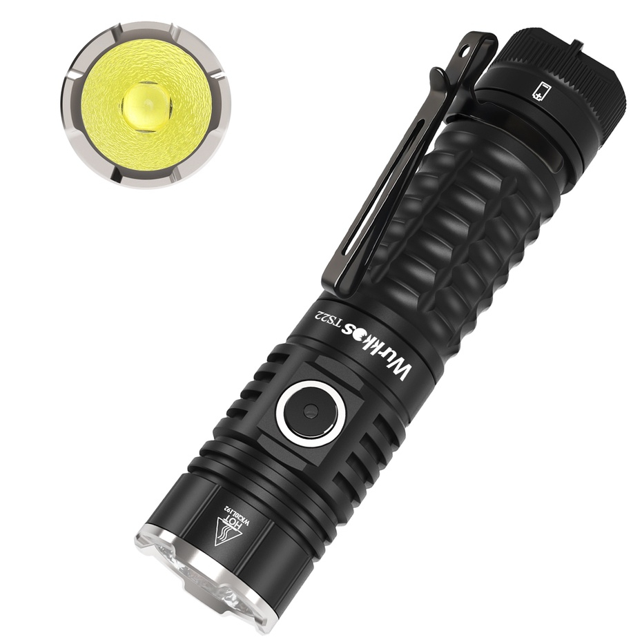 Wurkkos TS22 USB C Rechargeable 21700 LED Flashlight XHP70.2 Powerful ...