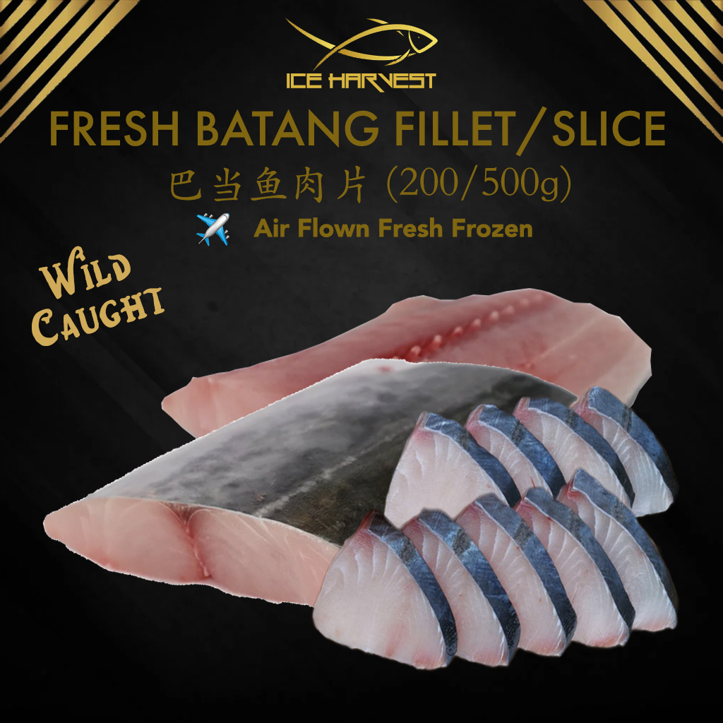Grade A Fresh Batang Fish Fillet Slice 200g 500g Air Flown Wild Caught ...