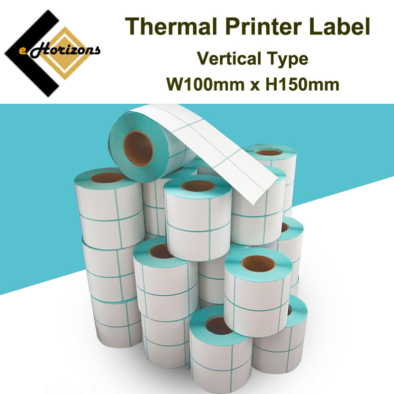 Thermal Printer Label / Sticker Label / Shipping Label / Vertical Label ...