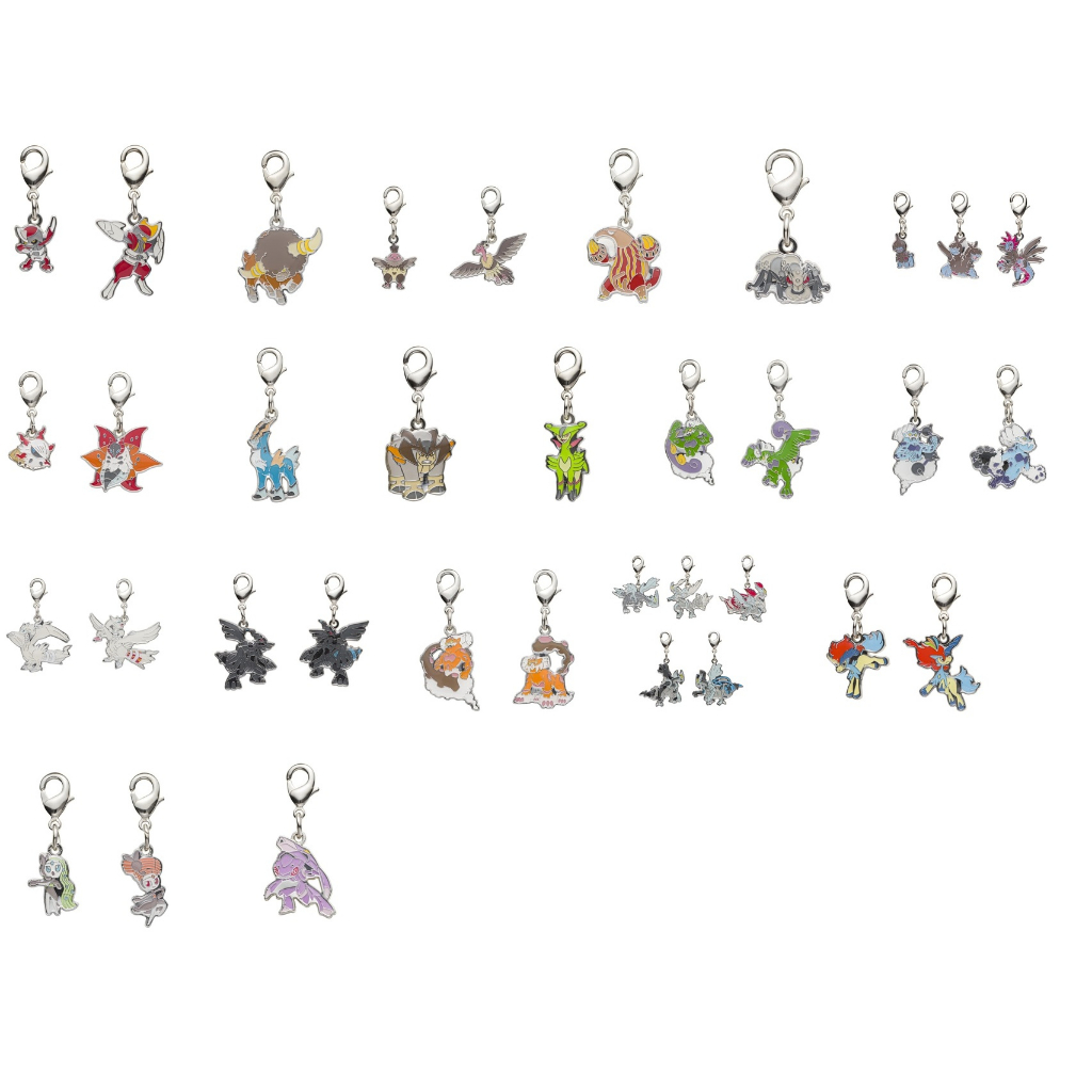 Pokemon Center Exclusive Metal Charm Zukan Isshu Unova Series (Pre ...