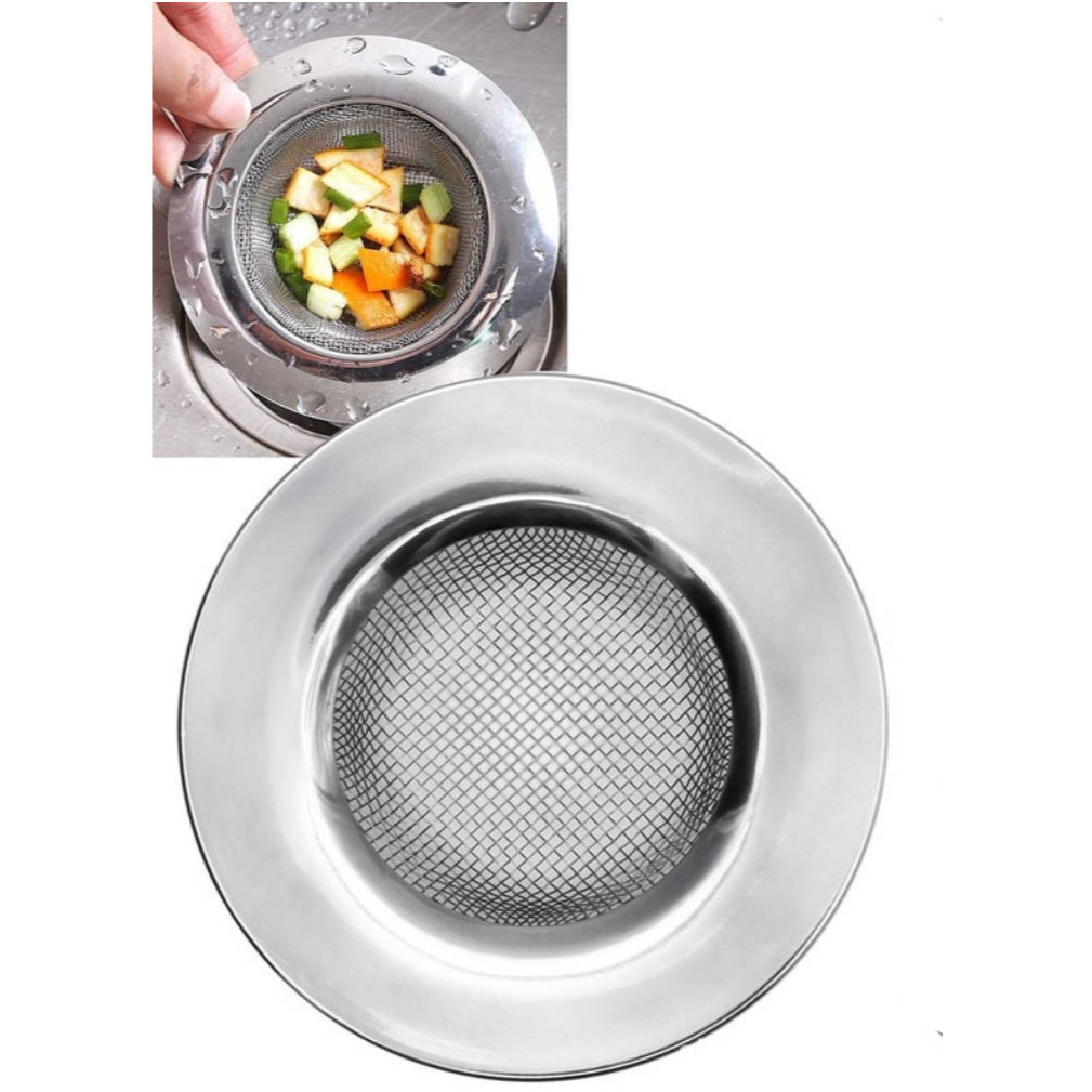 Kitchen Metal Sink Strainer Floor Drain Stainless Steel Bathtub Hair