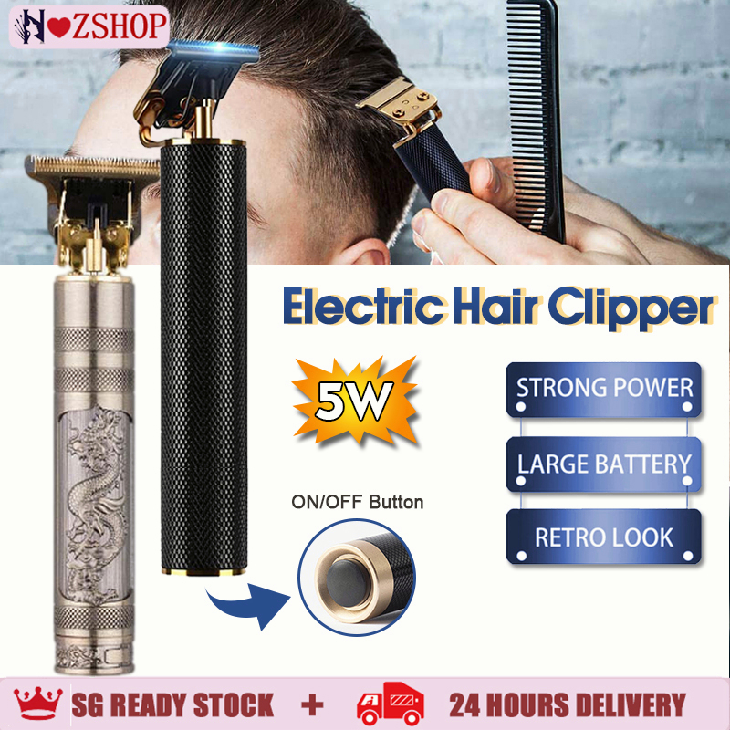 [SG Seller]Electric Hair Clipper Hair trimmer Barber Haircut Battery ...