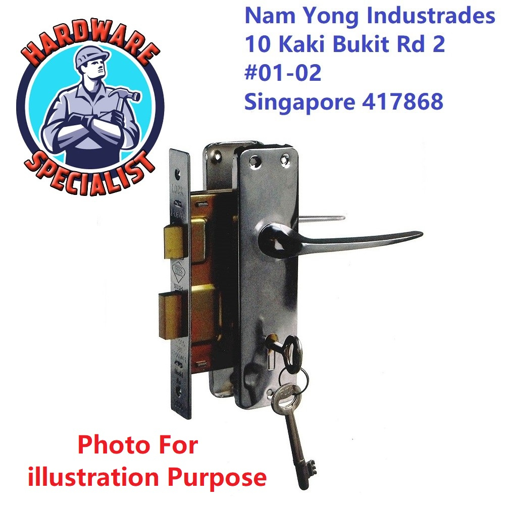 Hardware Specialist Old Type HDB Metal Gate Mortise Lockset | Shopee ...