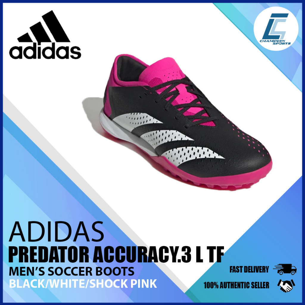 Adidas Men's Predator Accuracy.3 Low Turf Soccer Boots (GW4640) (EE1/RO ...