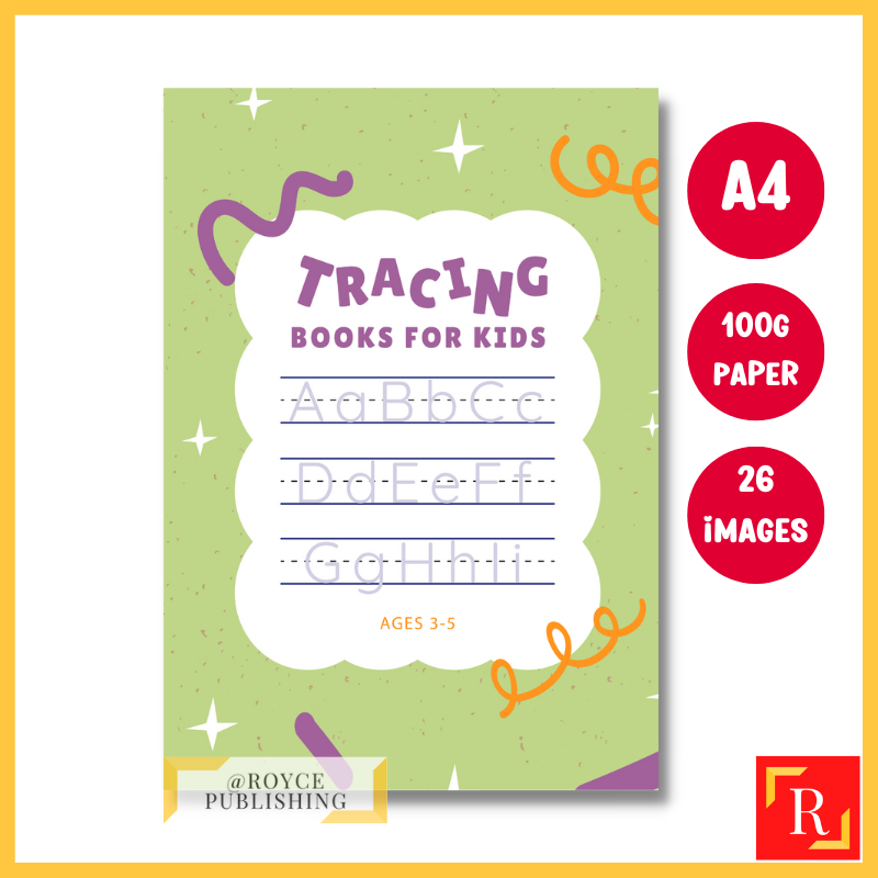 Letter Tracing Colouring Book For Kids, Preschoolers and Toddlers 4 ...