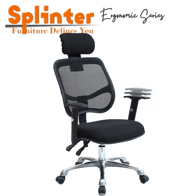 Splinter Home Office Chair with Adjustable Headrest, Backrest and ...