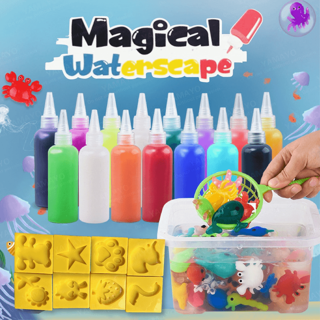 Specool® DIY Magical Waterscape Floating Set Water Aqua Jelly Sensory ...