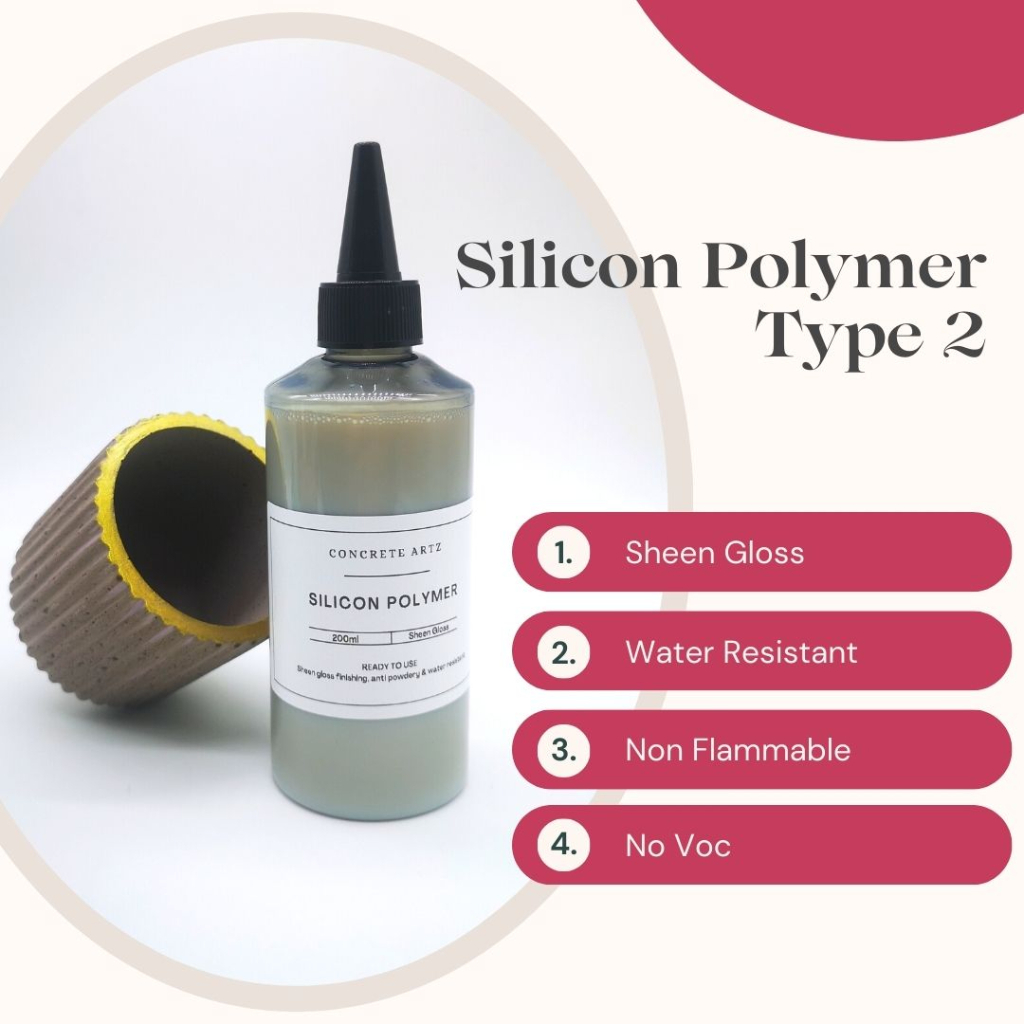 Silicon Polymer Sealer Sheen Gloss for snow casting powder cement ...