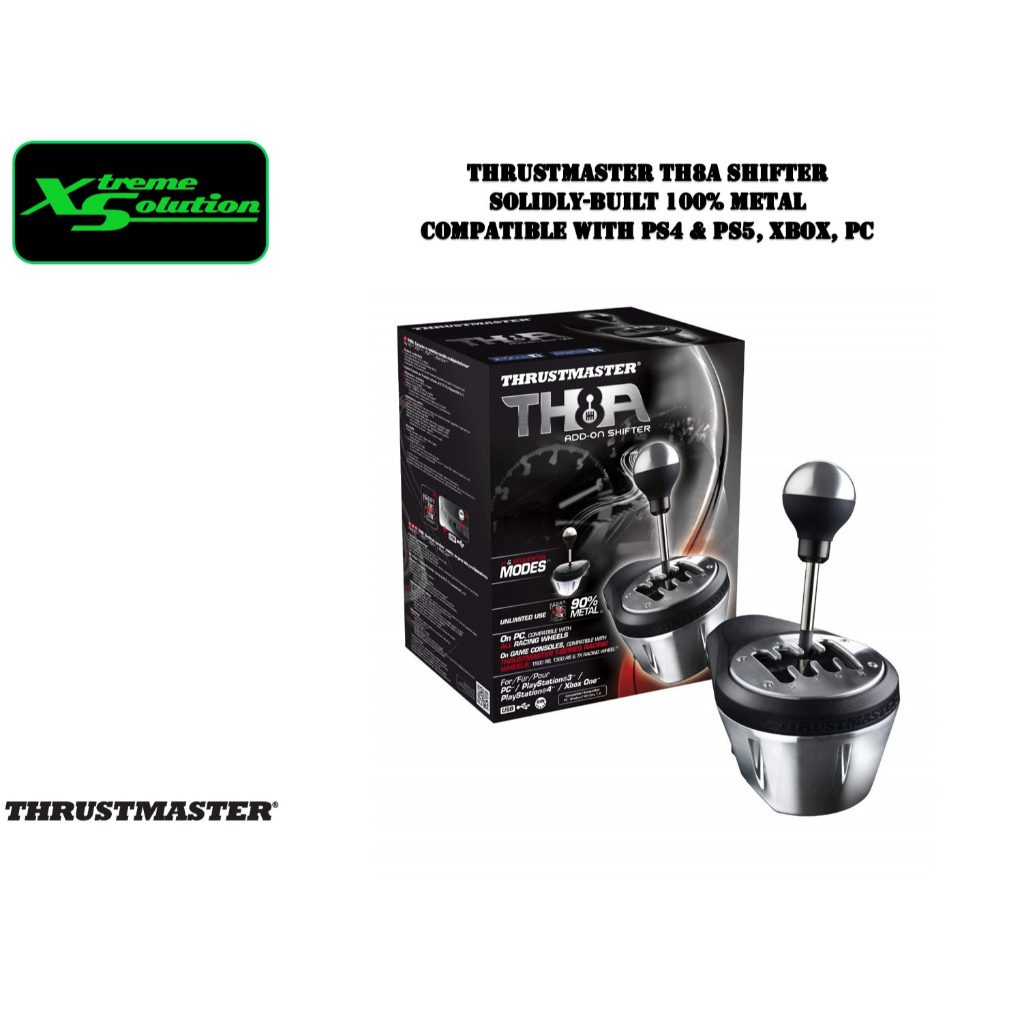 Thrustmaster TH8A Shifter - Solidly Built 100% Metal Shifter ...