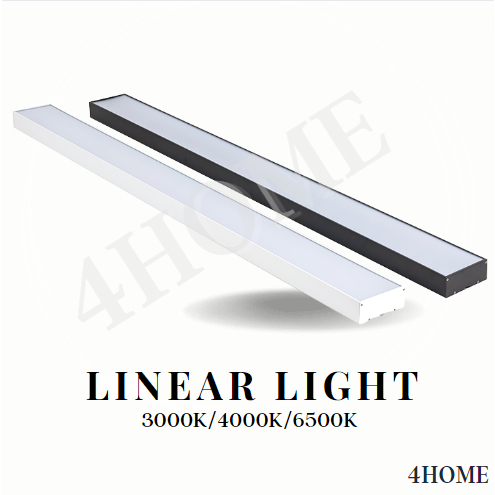 Premium Black White Linear Light Pendant and Surface Mount Type TML ...