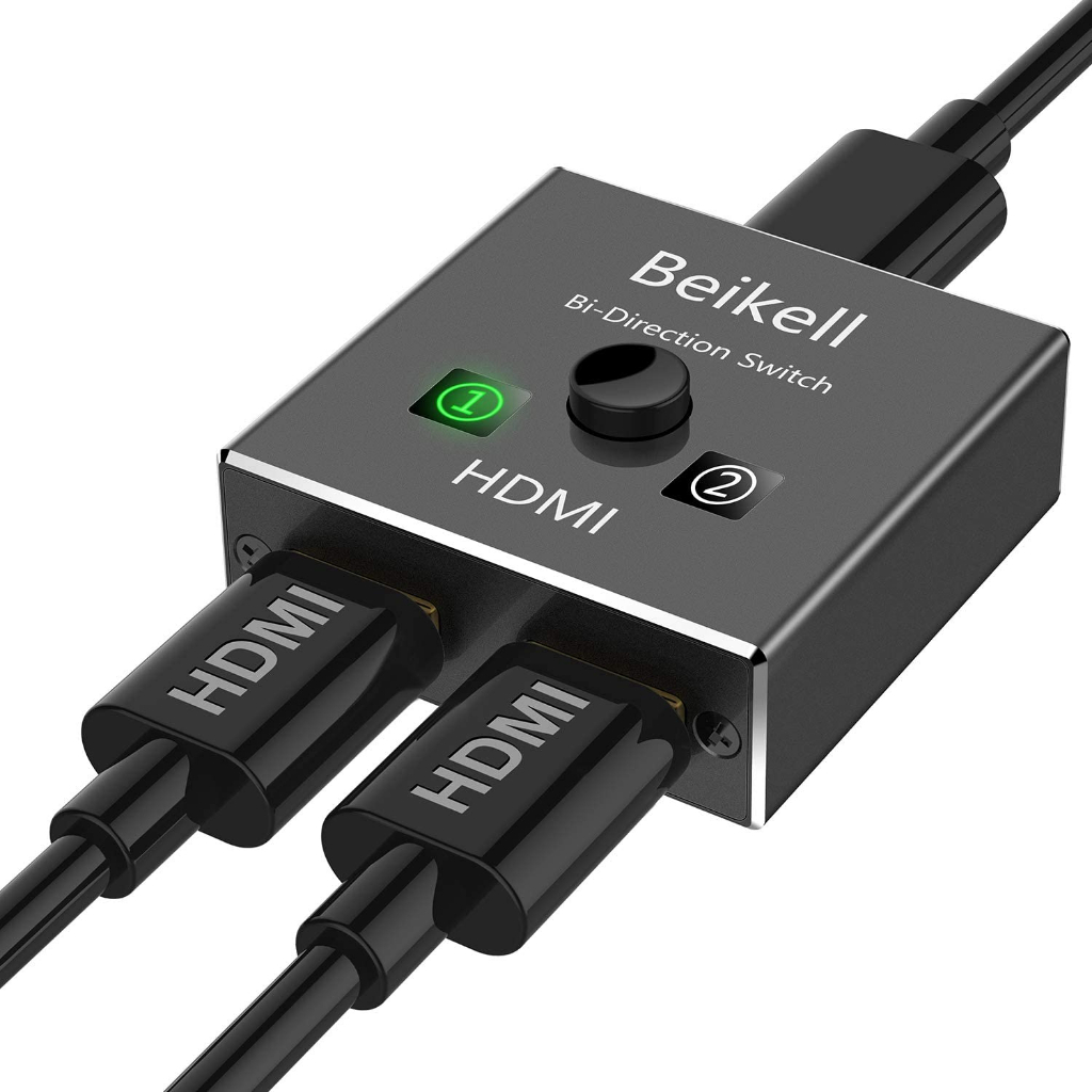 HDMI Switch, Beikell Bidirectional HDMI Splitter Switcher with Extra ...