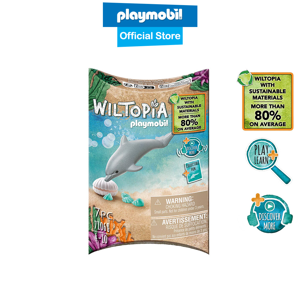 PLAYMOBIL® 71068 Wiltopia - Young Dolphin | Shopee Singapore