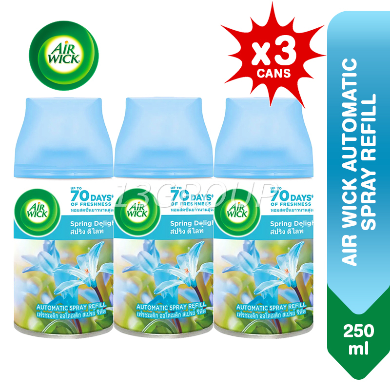 Air Wick Spring Delight Automatic Spray Refill, 250ml [Bundle 3 Cans ...