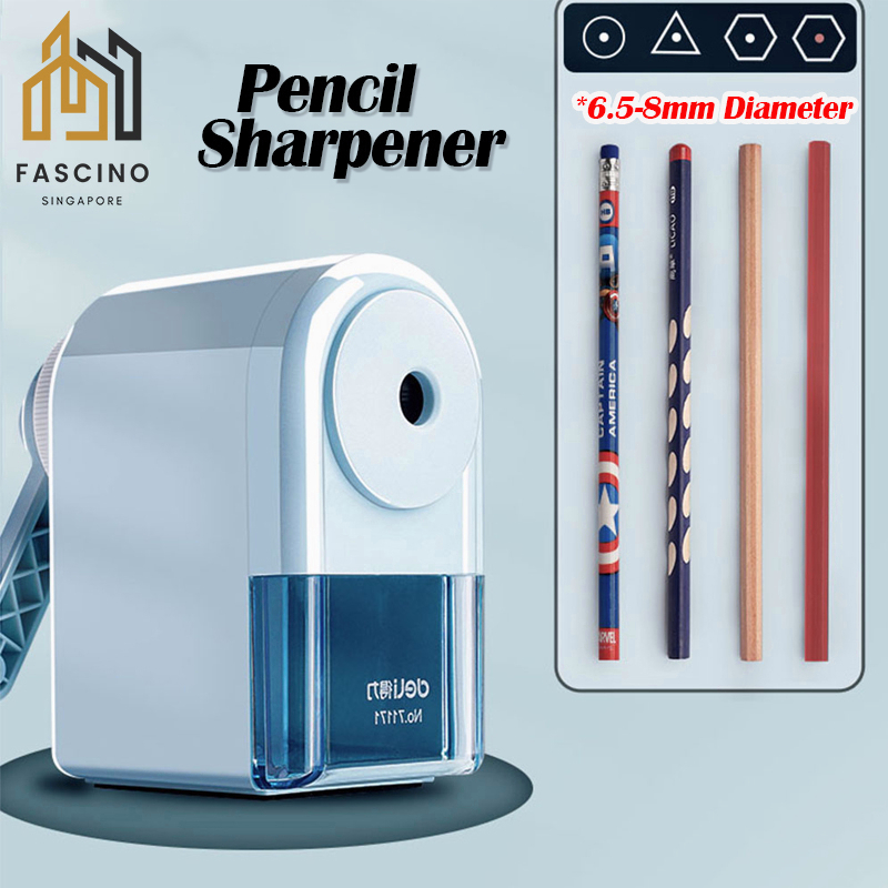 【SG】Pencil Sharpener Hand Roll Type Table Sharpener Solid Color Pencil ...