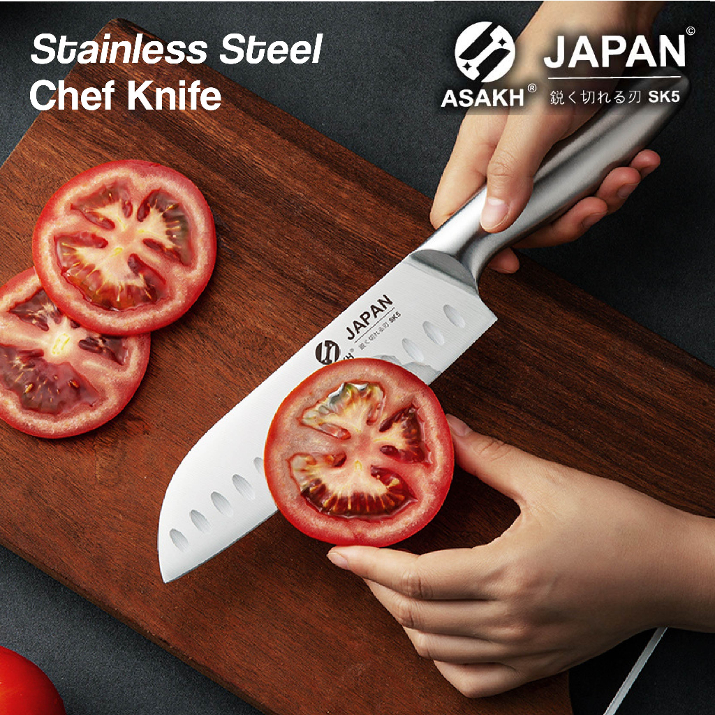 Japan SK5 Non Stick Premium Stainless Steel Chef Knife ( ASAKH ) | Meat Cleaver | Chopper ...