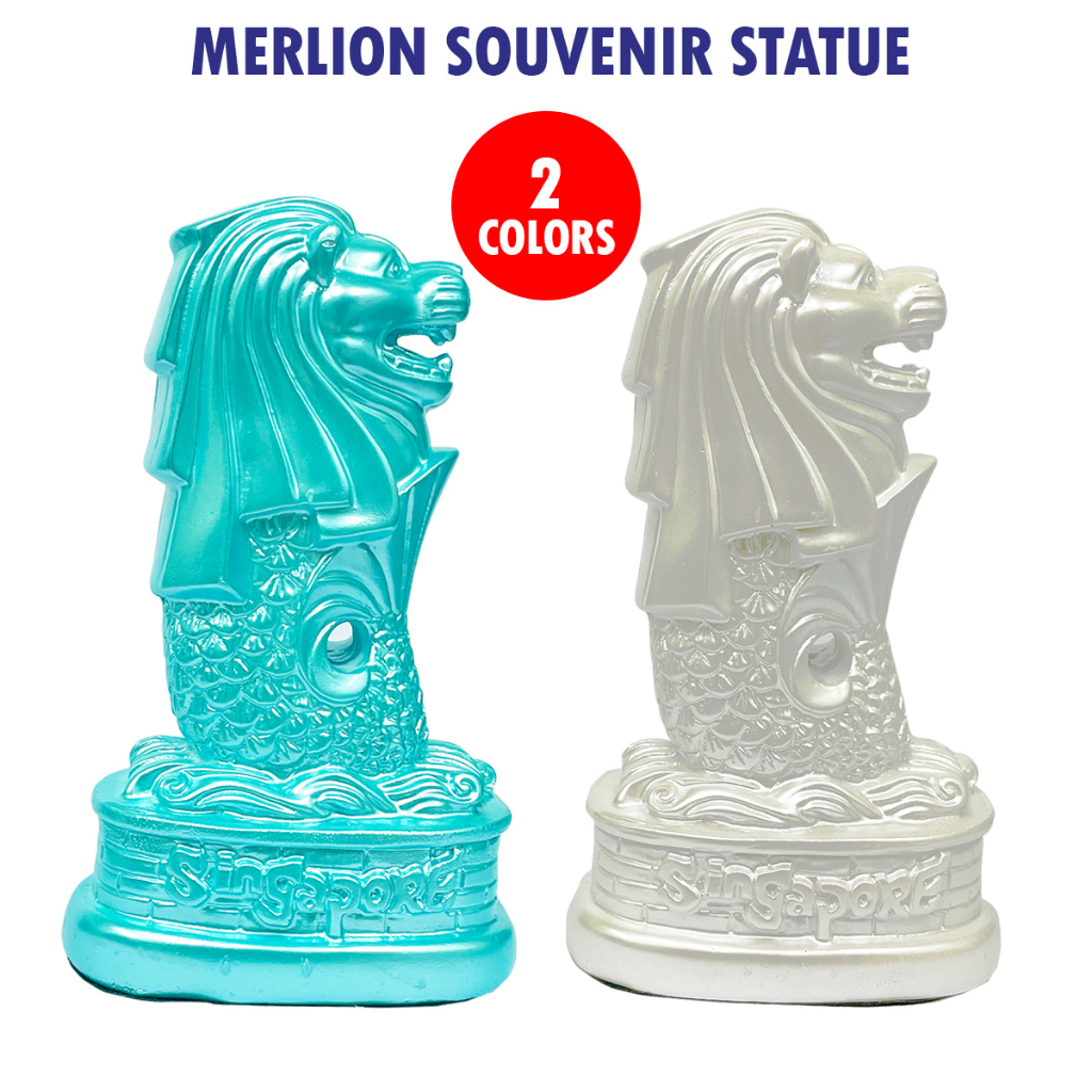 [SG Ready Stock] Merlion Statue*Pearl Color*Singapore Souvenir | Shopee ...