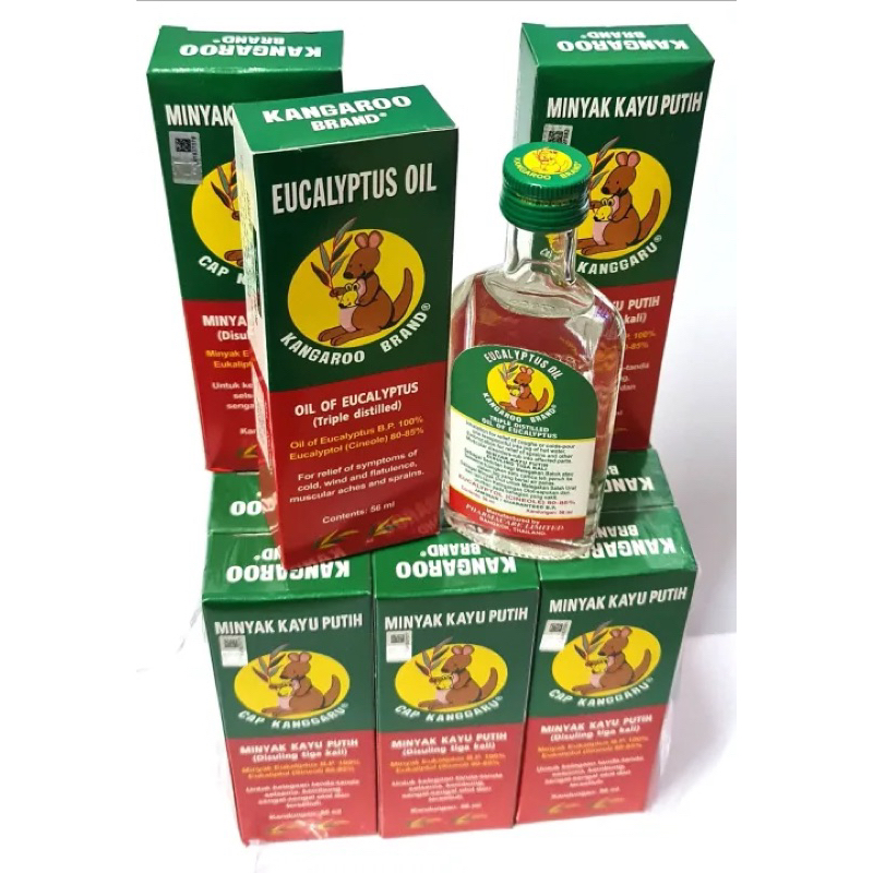 [SG INSTOCKS ] BUNDLE OF 2 x Kangaroo Brand Eucalyptus Oil (56ml ...