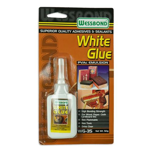 Wessbond PVA Emulsion White Glue 50g (Craft Glue) | Shopee Singapore