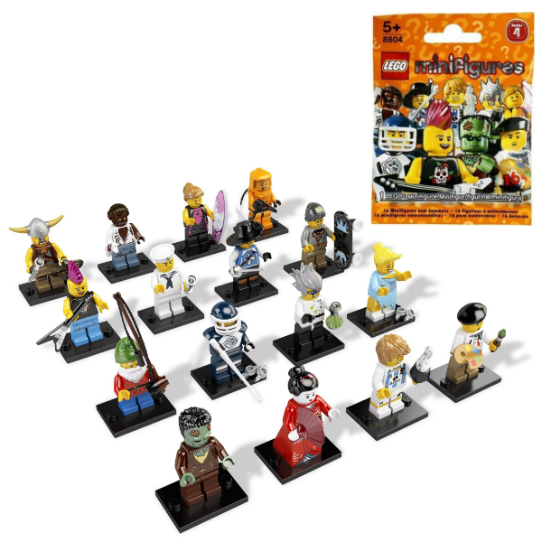 Lego Series 4 Minifigures 8804 | Shopee Singapore