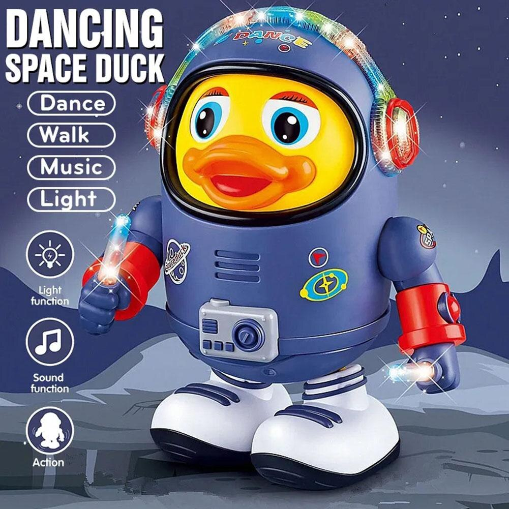 [SG] Dancing Space Duck and Panda Robot Toy for Kids with Light and ...