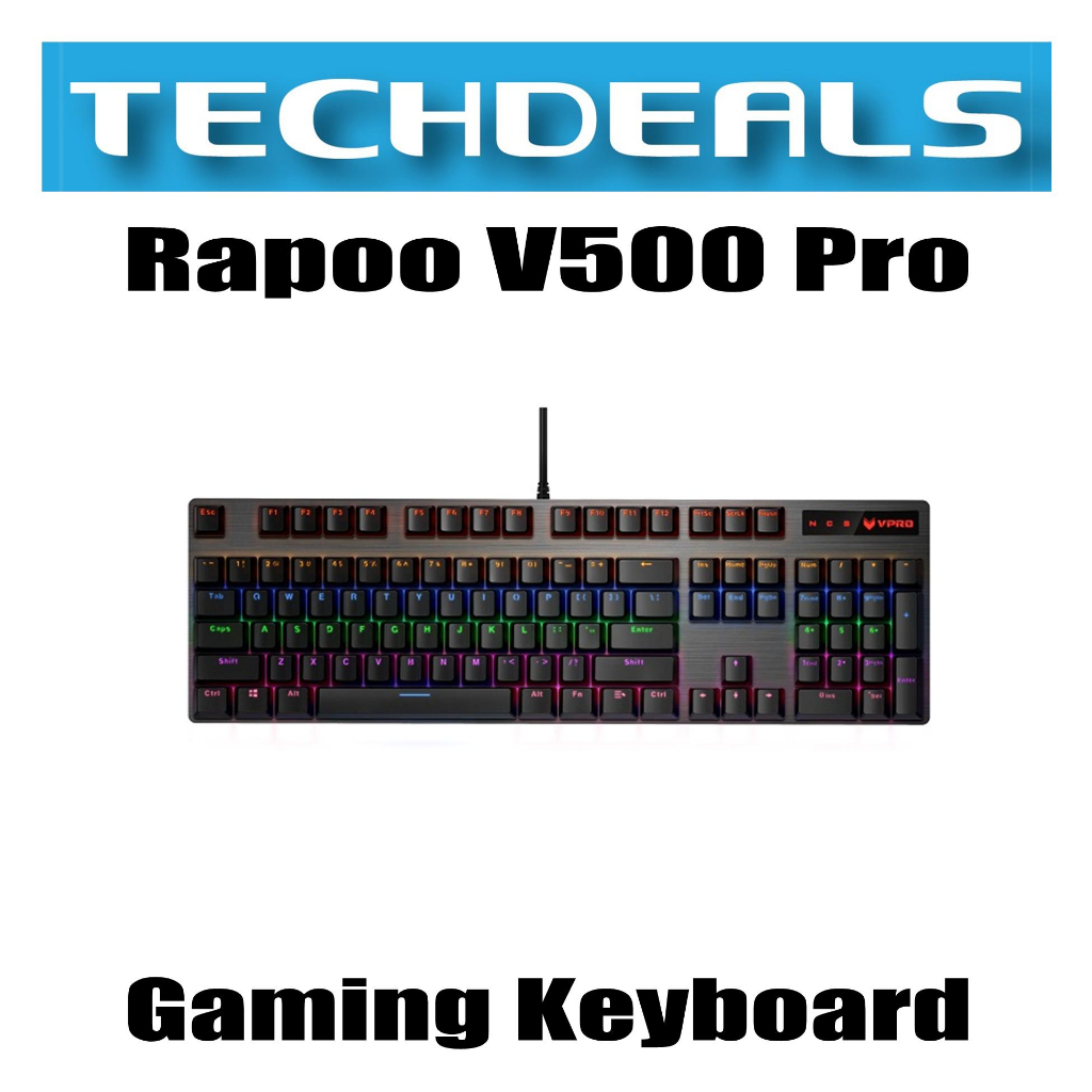 Rapoo V500 Pro Gaming Keyboard | Shopee Singapore