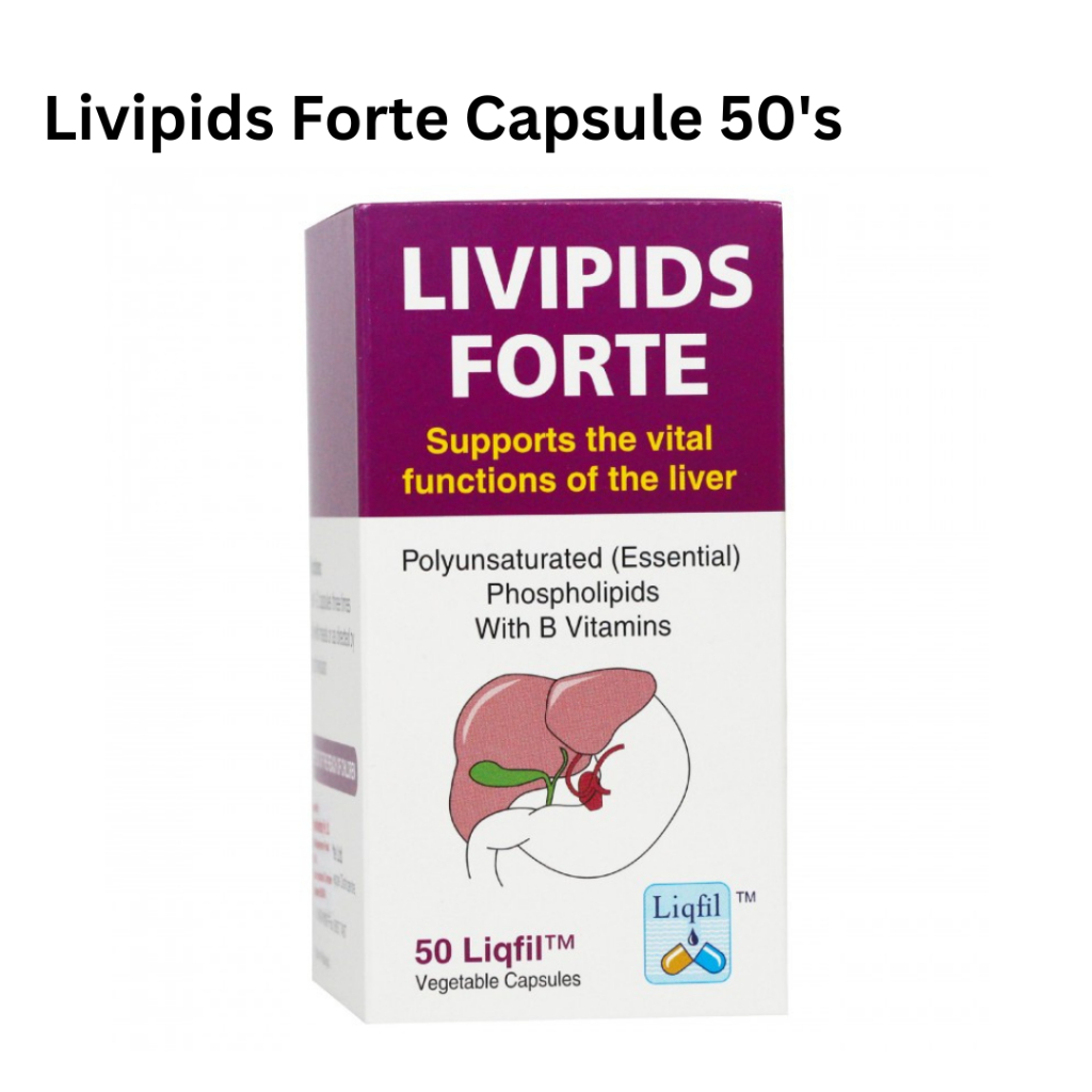 Livipids Forte Liqfil Vegetable Supplement Capsules w/ Vitamin B 50's ...