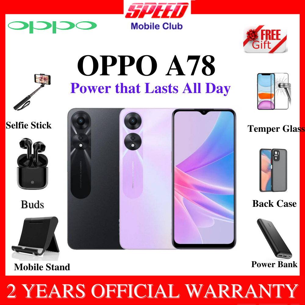 Oppo A78 5G (8+8GB/128GB) | 6.56" Inches | 50MP AI Camera | NFC ...
