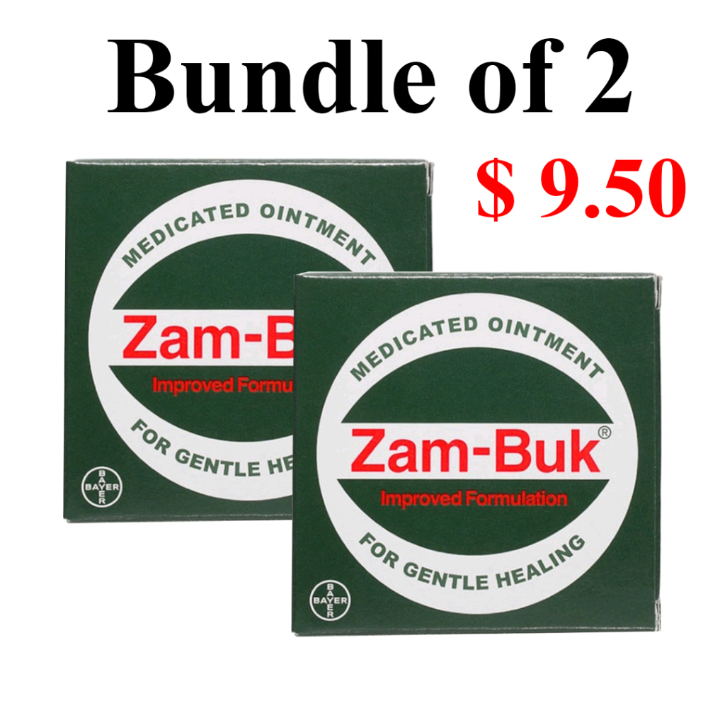 [Bundle of 2]ZAM BUK MEDICATED OINTMENT 25 G [ZAM-BUK,ZAMBUK] EXP 14/11 ...