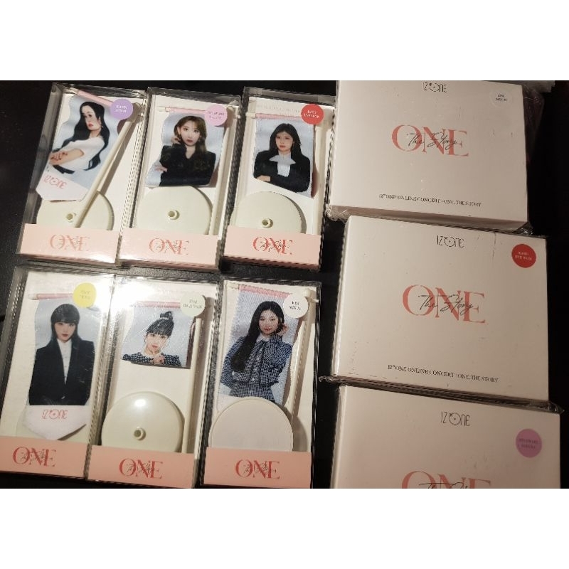 IZONE IZ*ONE One, the Story OTS Merchandise MD Merch Mini Flag and Member Album History Kit ...