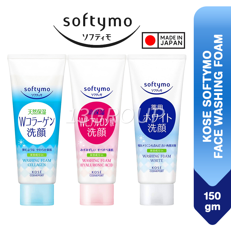 Kose Cosmeport Softymo Cleansing Wash Washing Foam Cleanser (JAPAN), 150g | Shopee Singapore