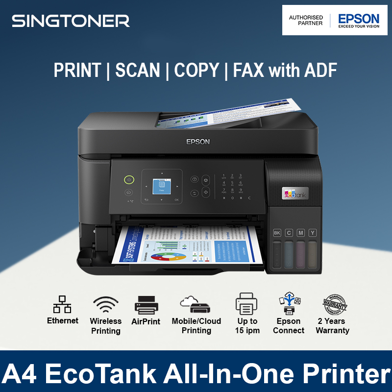 [Local Warranty] Epson EcoTank L5590 All-in-One Colour Ink Tank Inkjet ...