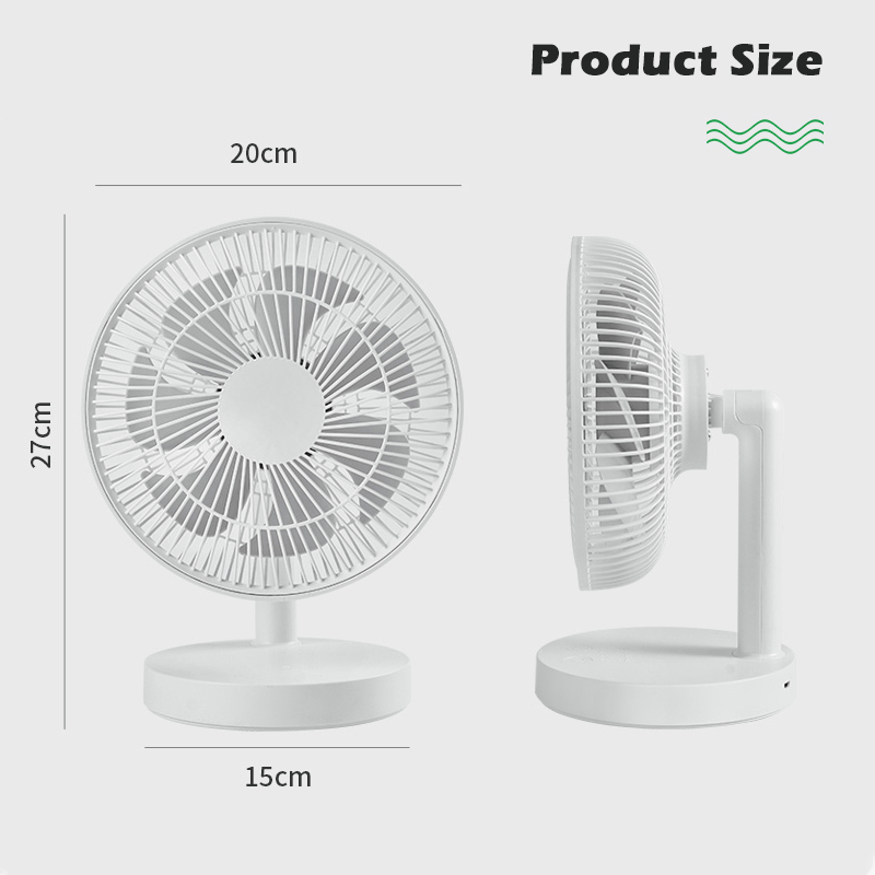 【SG Ready Stock】Auto Rotate Fan USB Fan Portable Desktop Fan 4 Level ...