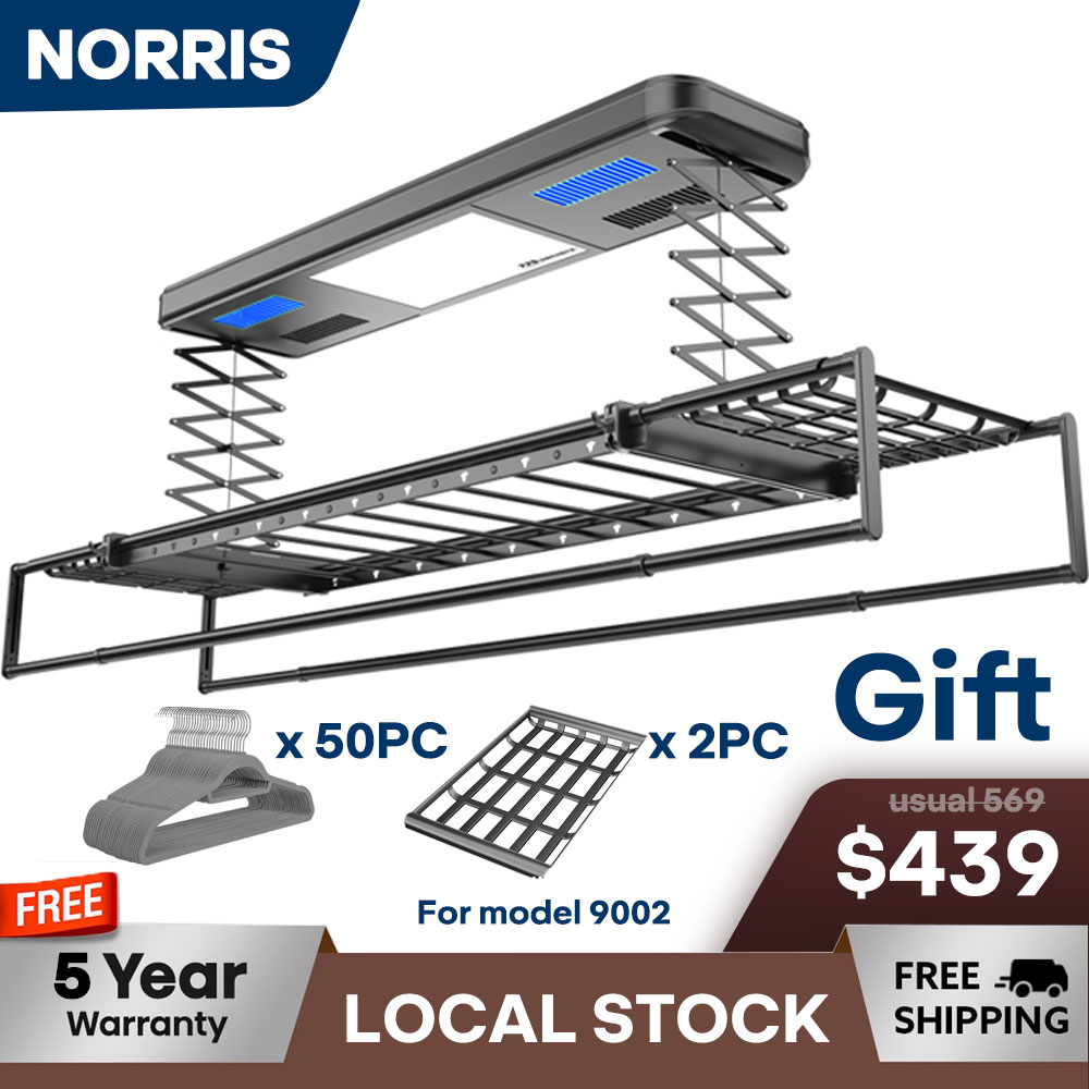 Automated Laundry Rack Balcony Automatic Lifting Clothes Rack Indoor ...