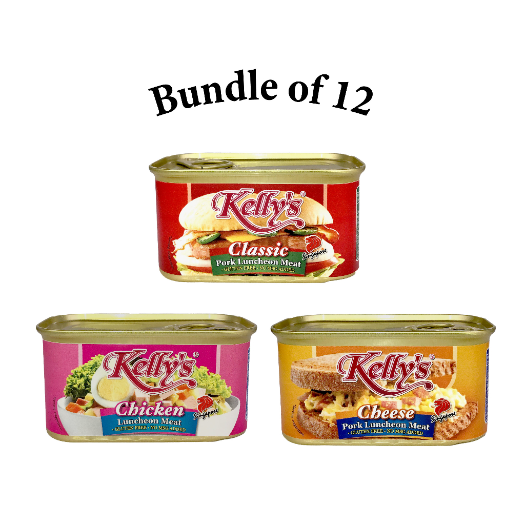 [Bundle of 12] Kelly's Pork Luncheon Meat 200g | Shopee Singapore
