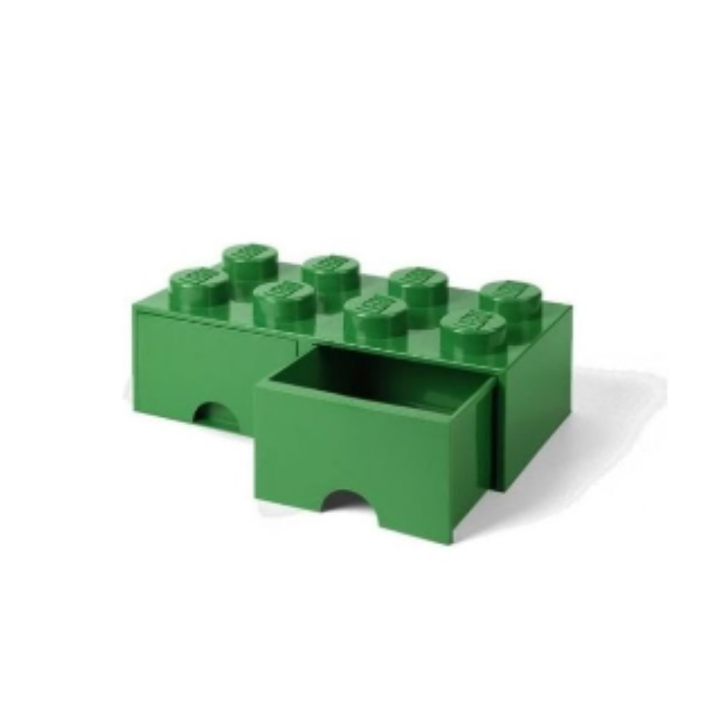 LEGO Storage Brick Drawer 8 Knobs Green | Shopee Singapore