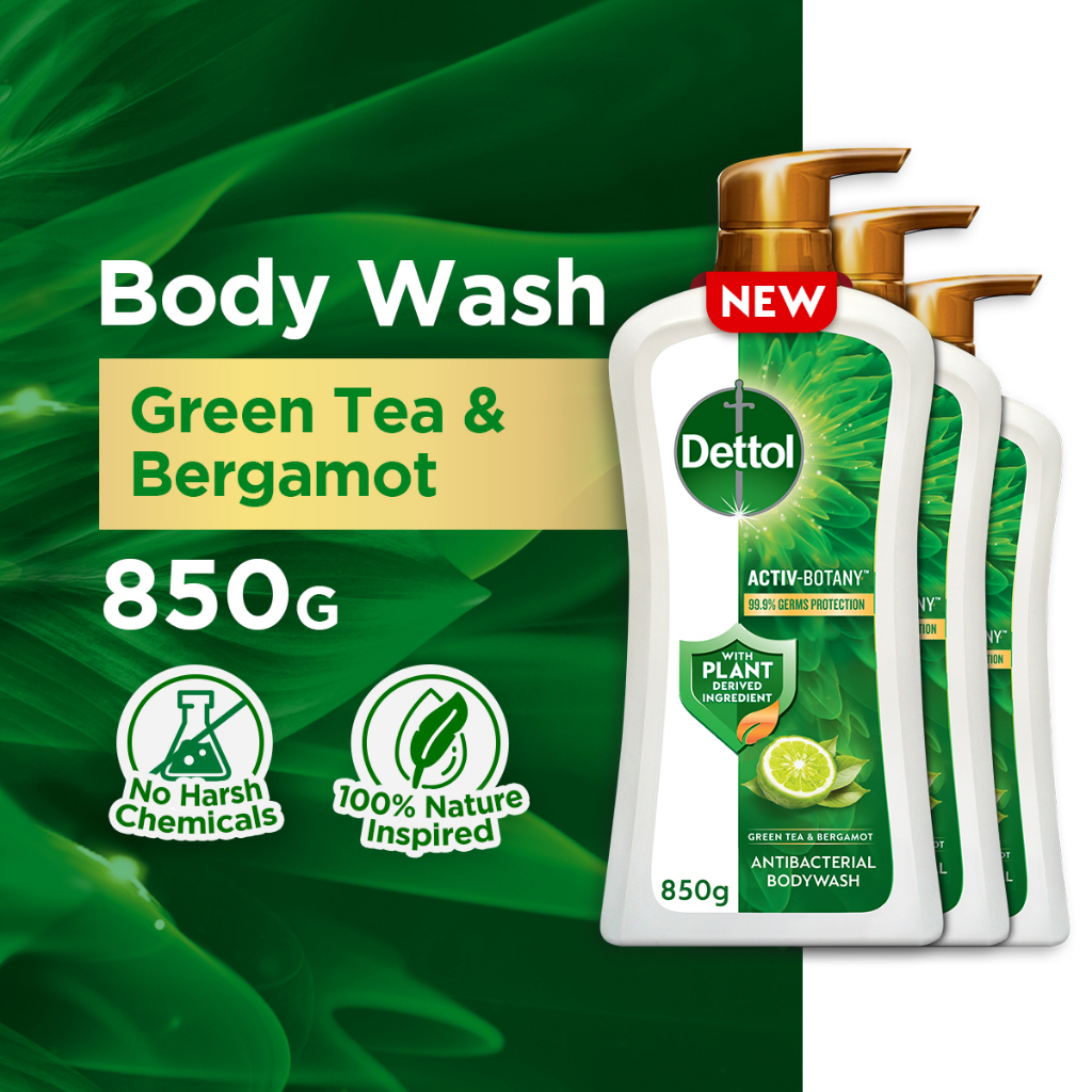 Dettol Shower Gel Body Wash Activ-Botany Assorted Variant 800ML ...