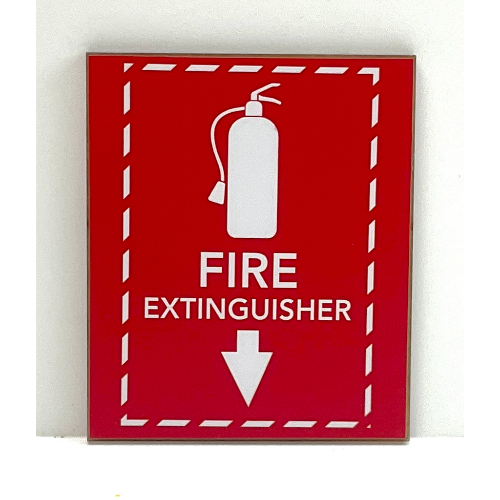 FIRE EXTINGUISHER with Arrow SIGN/SIGNAGE | EMERGENCY SIGN, INSTRUCTION ...