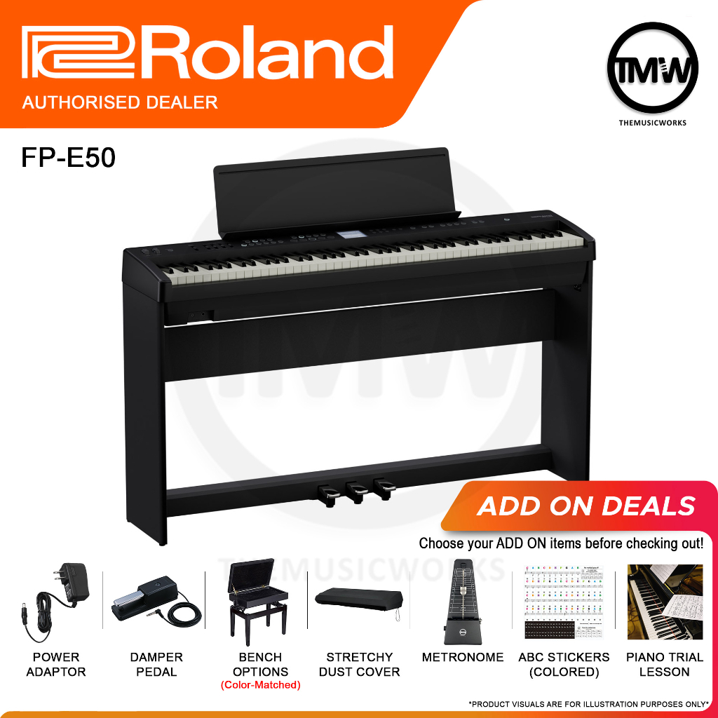Roland FP-E50 Digital Piano 88 keys Full Weighted Action Keyboard FPE50 FP E50 [PREORDER ...