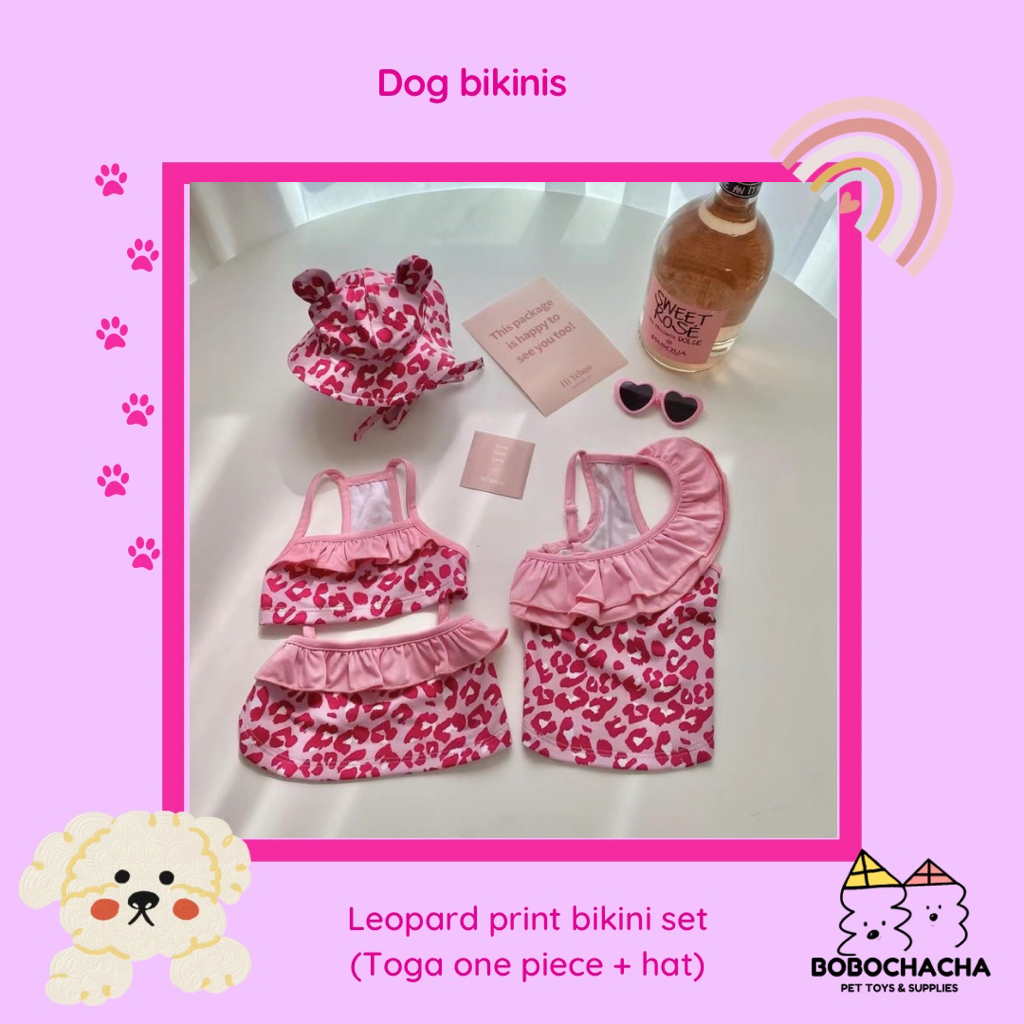 [SG Ready Stocks] Dog Swimwear Dog clothes Dog Bikini Dog beach wear ...
