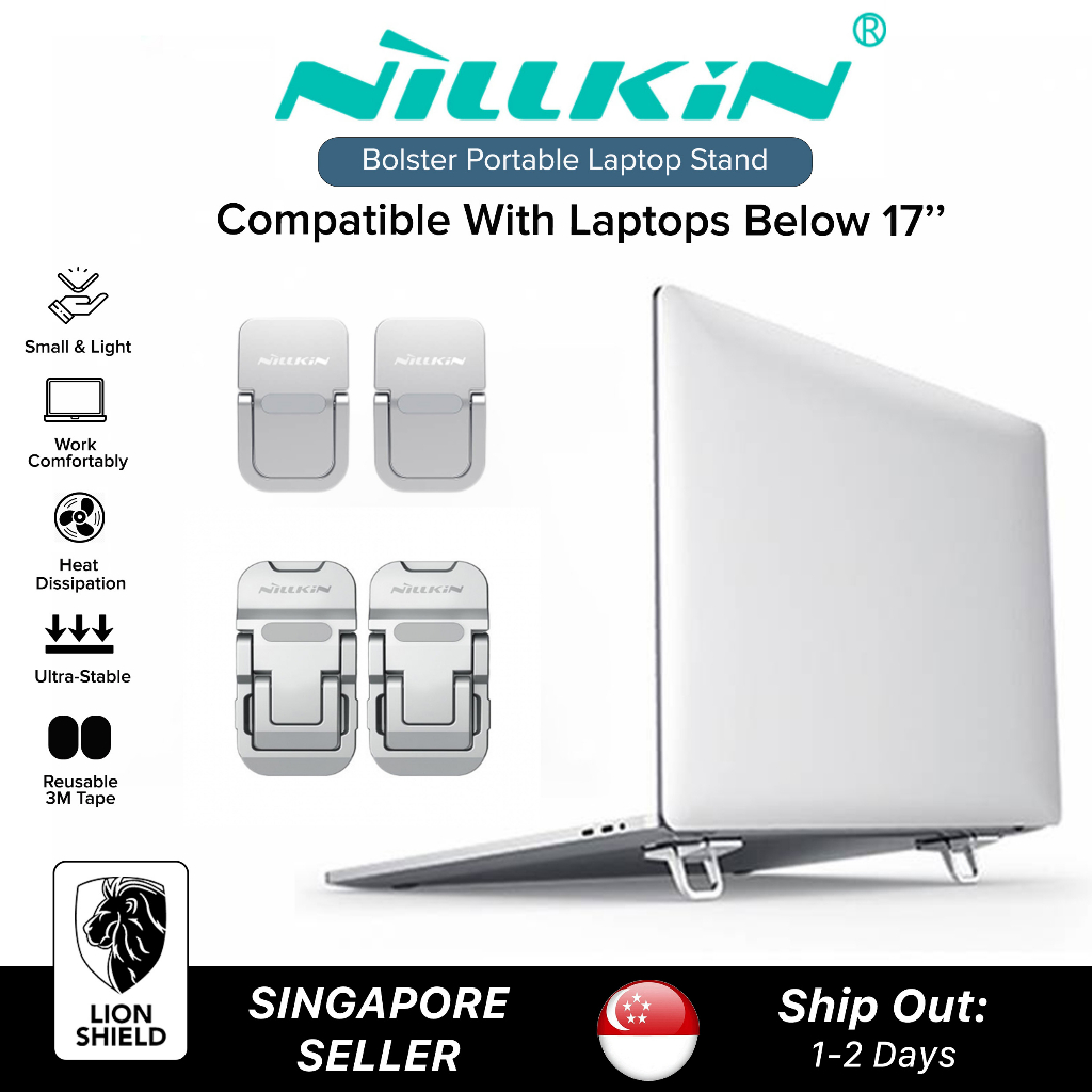 [SG] Nillkin Bolster Portable Laptop Stand Ergonomic Design, Zinc Alloy ...
