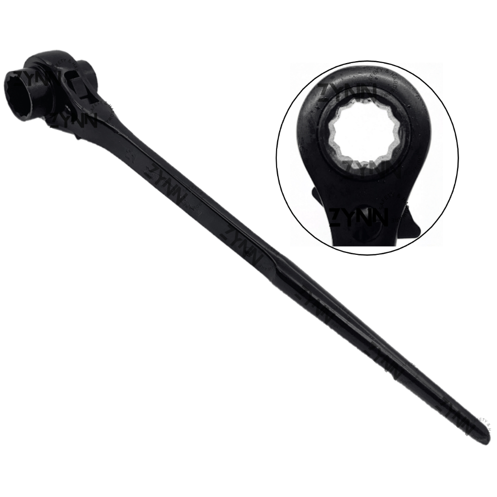 [SG STOCK] DOUBLE-SIDED RATCHET WRENCH Podger Pointed Tail 2 Ways Bar ...