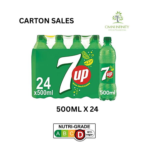 7Up 500ml Bottle Carton Sales (24 bottles per carton) | Shopee Singapore