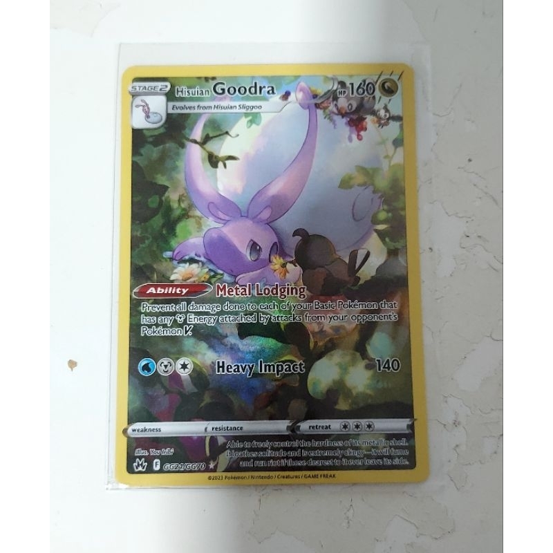Pokemon hisuian goodra galarian gallery crown zenity card | Shopee ...
