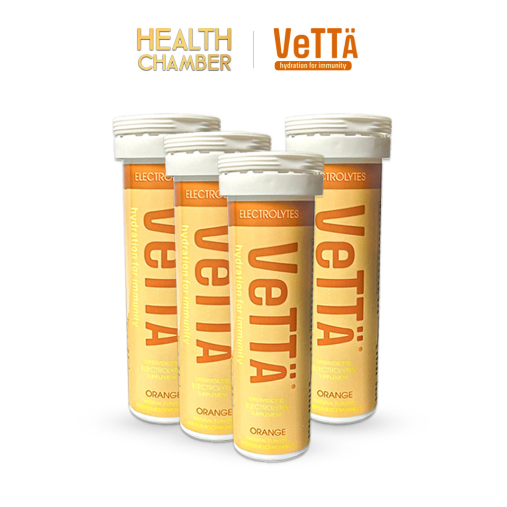 VETTA Effervescent Electrolytes Vitamin C 10s 1000mg + Vitamin D 400 IU ...